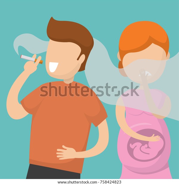 Stop Smoking Vector Cartoon Illustration Stock Vector (Royalty Free ...