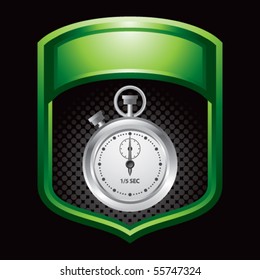 Stop Watch Green Display Stock Vector (Royalty Free) 55747324 ...