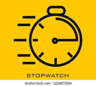 Timer Sign Alarm Clock Speed Forward Stock Vector (Royalty Free ...