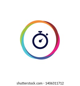 Stopwatch Vector App Icon Stock Vector (Royalty Free) 1406311712 ...
