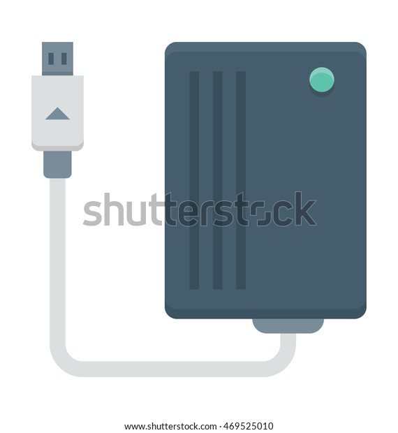 Storage Device Vector Icon Stock Vector (Royalty Free) 469525010 ...