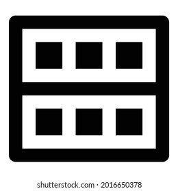 Storage Icon On White Background Stock Vector (Royalty Free) 2016650378 ...