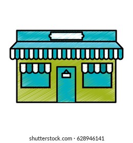 Store Building Isolated Icon Stock Vector (Royalty Free) 628946141 ...