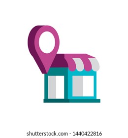 Place Store Infographics Pictogram Four 4 Stock Vector (Royalty Free ...