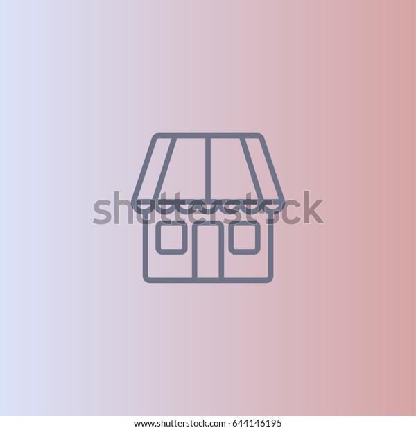 Store Icon Shop Sign Vector Stock Vector (Royalty Free) 644146195 ...