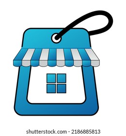 Store Logo Simple Clean Stock Vector (Royalty Free) 2186885813 ...