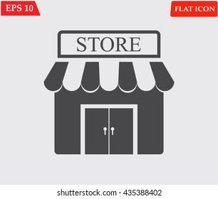 Store Shop Icon Vector Stock Vector (Royalty Free) 435388402 | Shutterstock