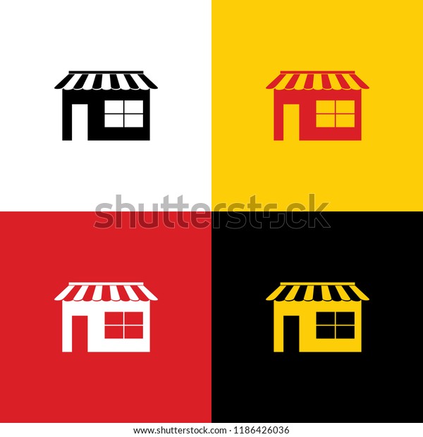 Store Sign Illustration Vector Icons German Stock Vector (Royalty Free ...