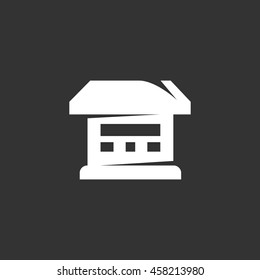 Store Vector Logo Isolated On Black Stock Vector (Royalty Free ...