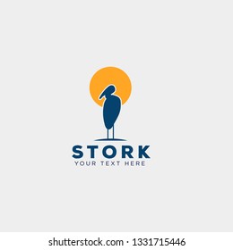 Stork Business Logo Template Creative Vector Stock Vector (Royalty Free ...