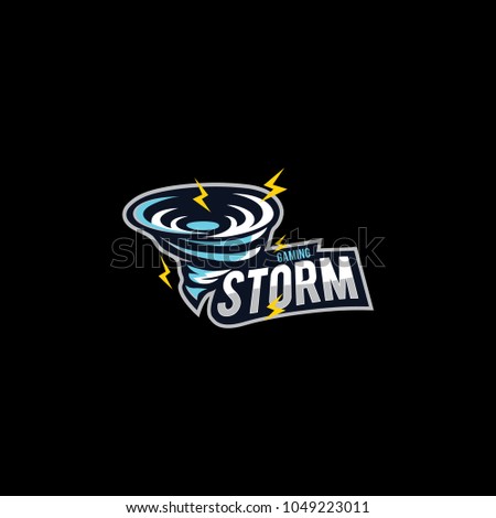 Storm E Sport Logo Gaming Vector de stock (libre de regalías)1049223011 ...
