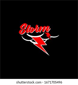 Storm Logo Vector Template Stock Image Stock Vector (Royalty Free ...
