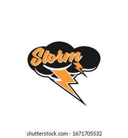 Storm Logo Vector Template Stock Image Stock Vector (Royalty Free ...