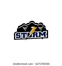 Storm Logo Vector Template Stock Image Stock Vector (Royalty Free ...
