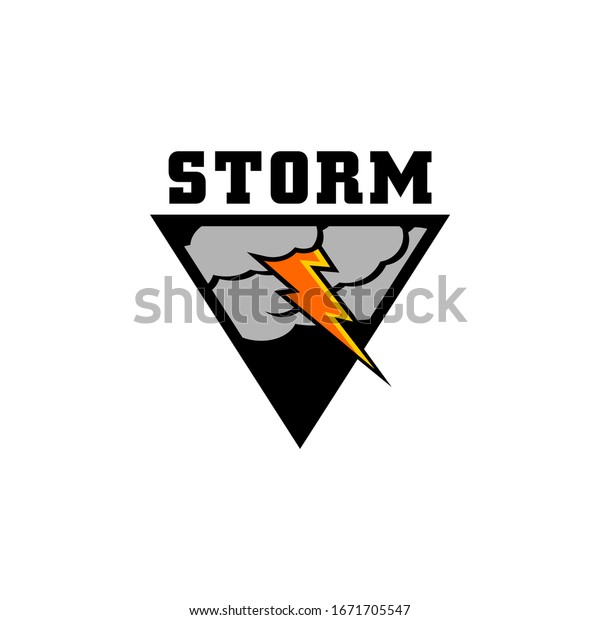 Storm Logo Vector Template Stock Image Stock Vector (Royalty Free ...