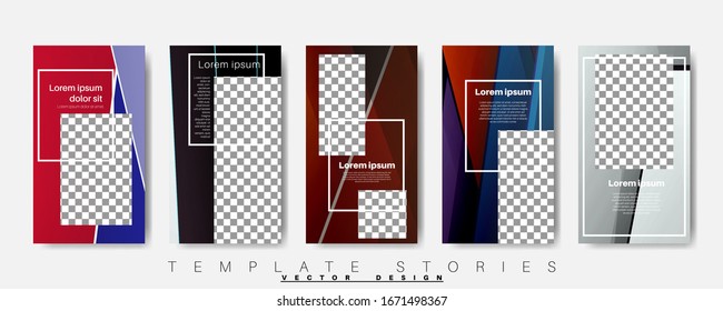 Story Background Template That Can Be Stock Vector (Royalty Free ...