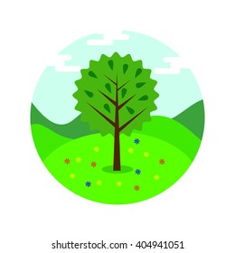 Story Tree Stock Vector (Royalty Free) 404941051 | Shutterstock
