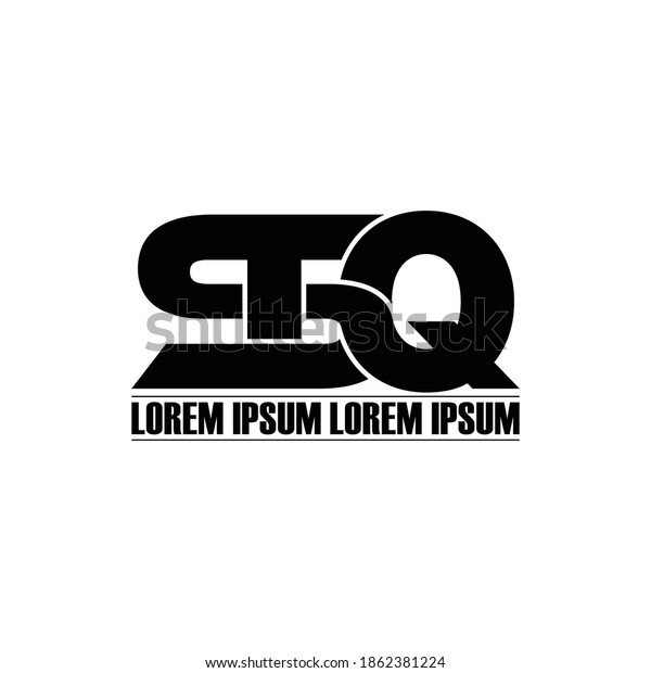 Stq Letter Monogram Logo Design Vector Stock Vector (Royalty Free ...