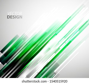 Straight Green Lines Abstract Vector Background Stock Vector (Royalty ...