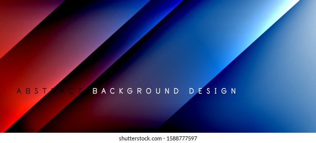Straight Lines Shadows Light On Gradient Stock Vector (Royalty Free ...