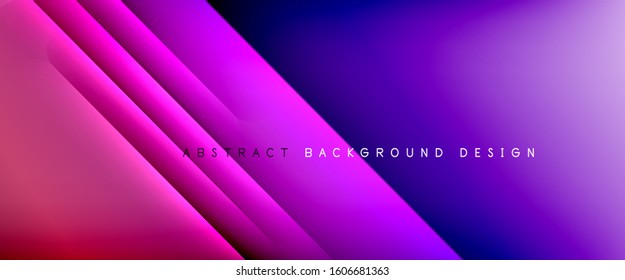 Straight Lines Shadows Light On Gradient Stock Vector (Royalty Free ...