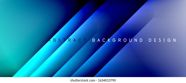 Straight Lines Shadows Light On Gradient Stock Vector (Royalty Free ...