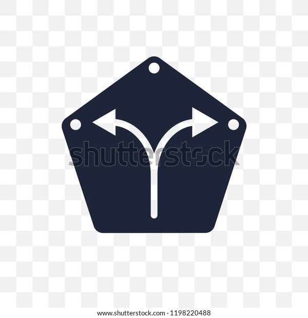 Straight Transparent Icon Straight Symbol Design Stock Vector (Royalty ...
