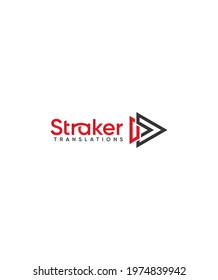 Straker Translations Vector Logo Template Stock Vector (Royalty Free ...