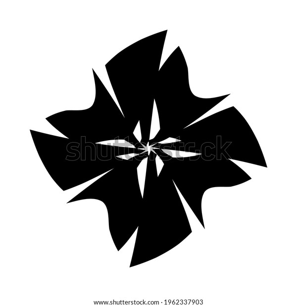 Strange Vector Shape Isolated On White Stock Vector (Royalty Free ...
