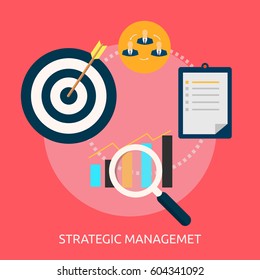 Strategic Management Conceptual Design: เวกเตอร์สต็อก (ปลอดค่าลิขสิทธิ์ ...