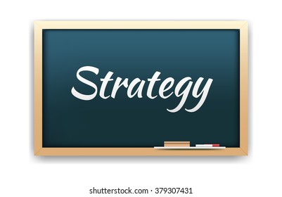 Strategy Chalkboard Stock Vector (Royalty Free) 379307431 | Shutterstock