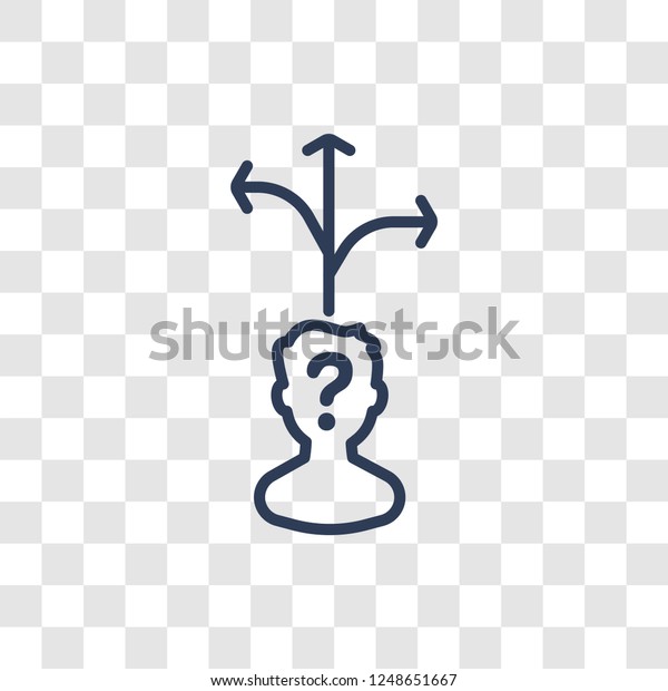Strategy Choice Icon Trendy Linear Strategy Stock Vector (Royalty Free ...