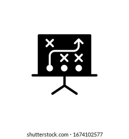 Strategy Sketch Icon Vector Black Solid Stock Vector (Royalty Free ...