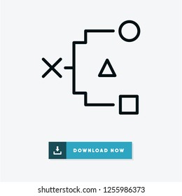 This Flowchart Diagram Represents Algorithm Workflow Stock Vector ...