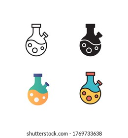 Straus Flask Icon Vector Illustration Different Stock Vector (Royalty ...