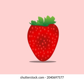 Strawberry Logo Modern Style Stock Vector (Royalty Free) 2040697577 ...