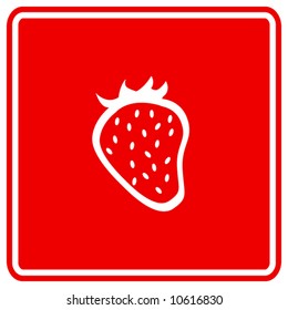 Strawberry Sign Stock Vector (Royalty Free) 10616830 | Shutterstock