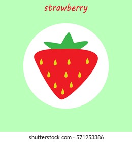Strawberry Symbol Logo Icon Fruit Stock Vector (Royalty Free) 571253386 ...
