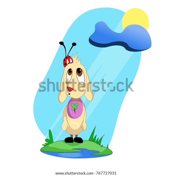 Stray Dog Vector Cartoon Isolated Art Stock Vector (Royalty Free ...