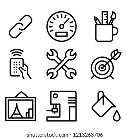 Streamline Outline Icon Set Vector Stock Vector (Royalty Free) 1213263706