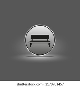 Street Bench Vector Icon Stock Vector (Royalty Free) 1178781457 ...