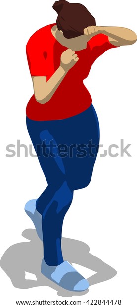 Street Fighter Blocking Hit Young Athletic Stock Vector (Royalty Free ...