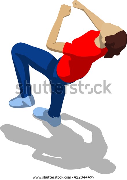 Street Fighter Getting Hit Head Young Stock Vector (Royalty Free ...