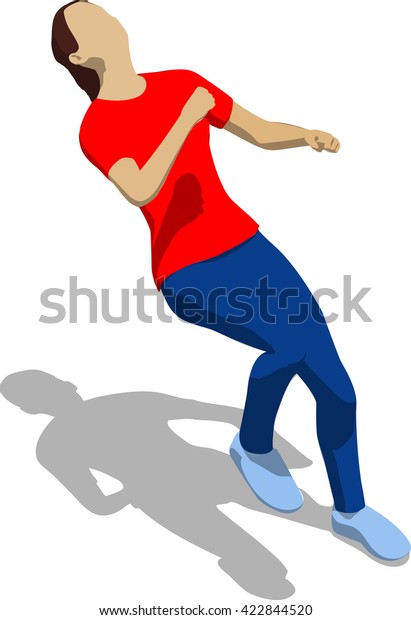 Street Fighter Getting Hit Head Young Stock Vector (Royalty Free ...
