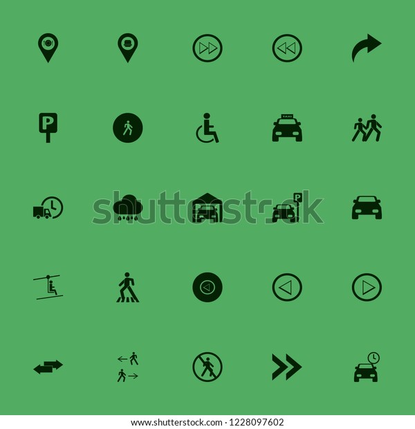 Street Icon Street Vector Icons Set Stock Vector (Royalty Free ...