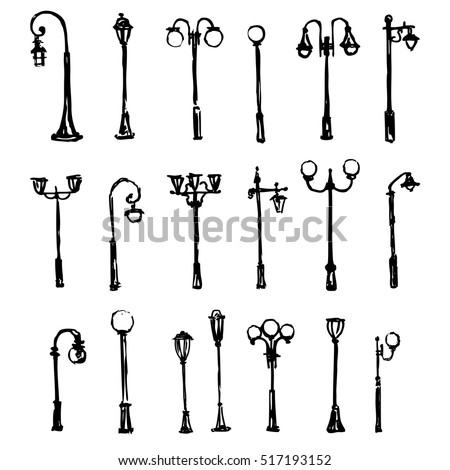 Light Pole Drawing | Free download on ClipArtMag