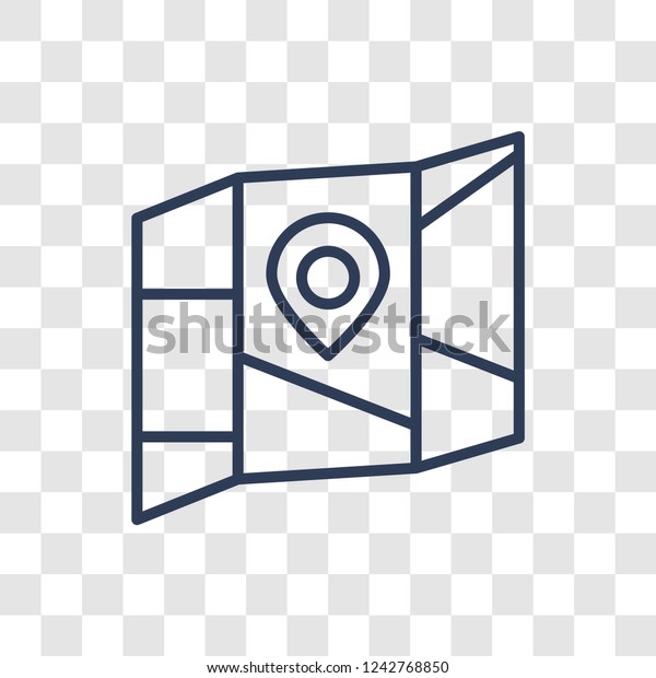 Street Map Icon Trendy Linear Street Stock Vector (Royalty Free ...