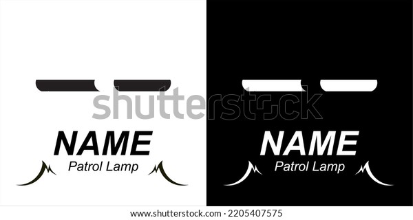 Street Patrol Lights Cop Car Stock Vector (Royalty Free) 2205407575 ...