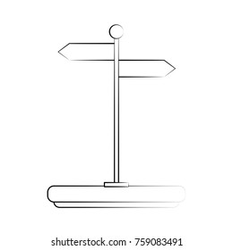 Street Signpost Isolated Stock Vector (Royalty Free) 759083491 ...
