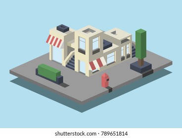 Street Vector Graphic Stock Vector (Royalty Free) 789651814